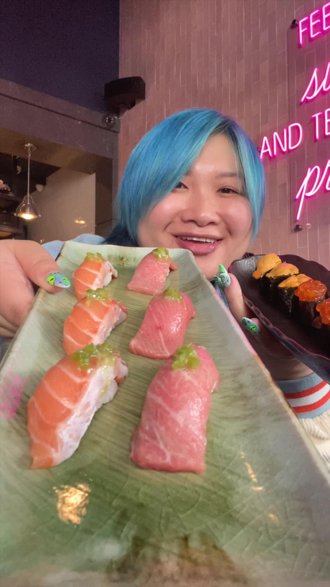 Feed me sushi and tell me I’m pretty