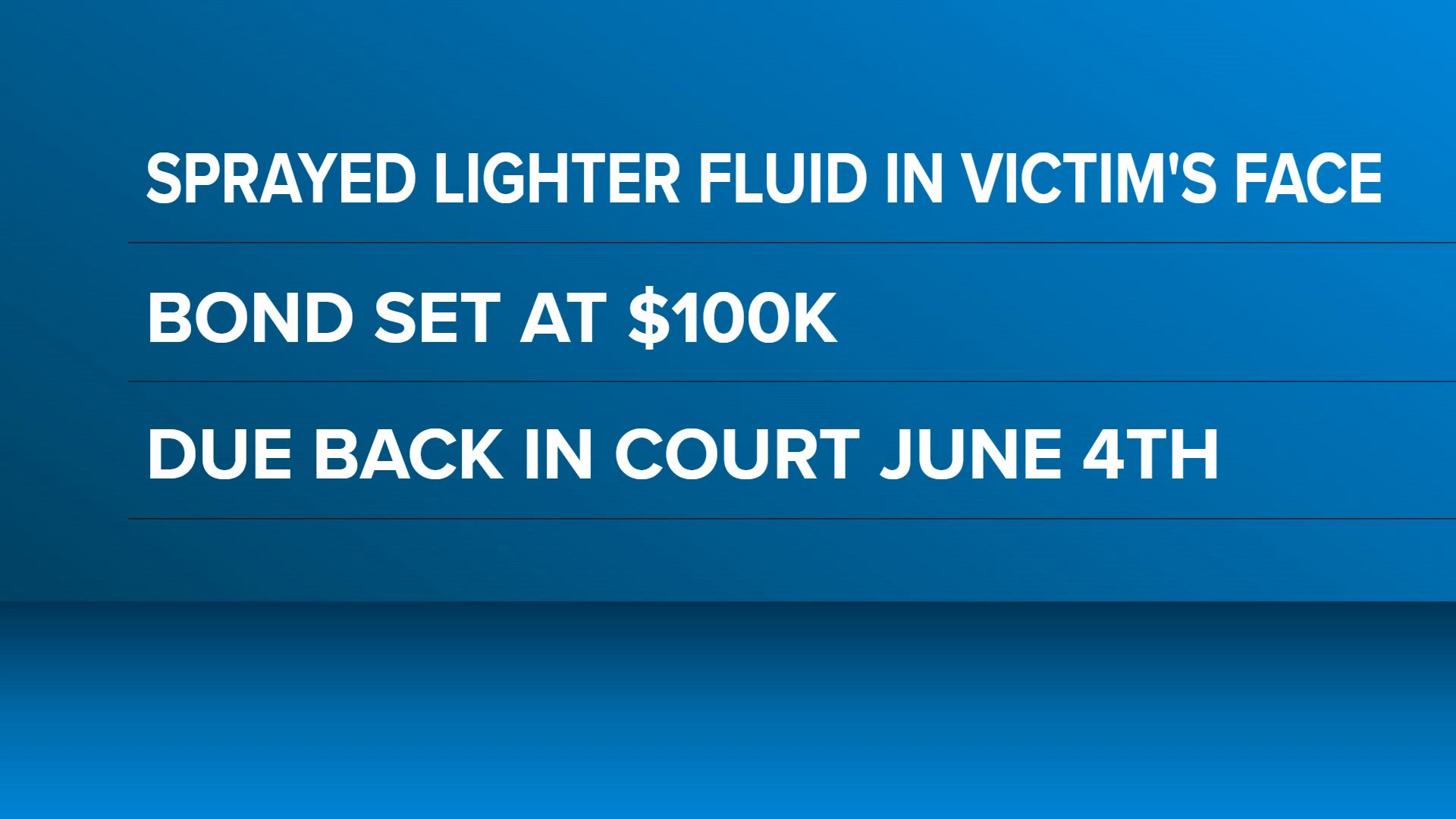 Woman accused of attacking victim with lighter fluid