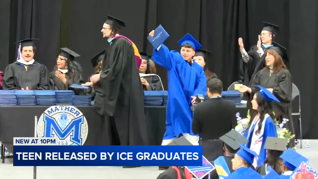 CPS student detained by ICE receives diploma after release, reunion ...