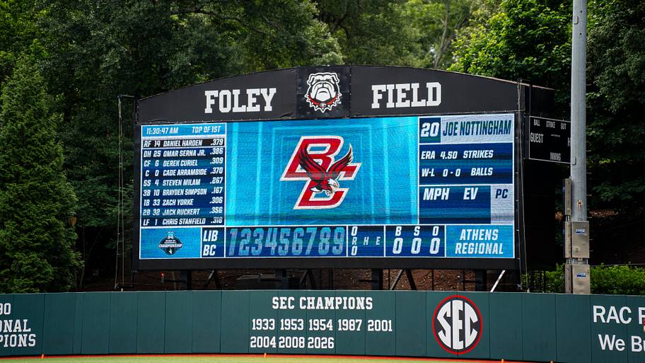 Boston College baseball's game vs Liberty in Athens Regional moved up