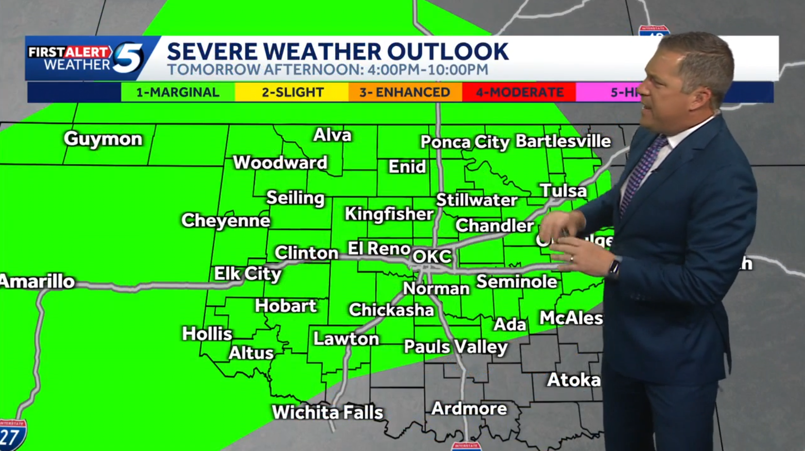 Timeline: Severe weather risk in Oklahoma this weekend with potential ...