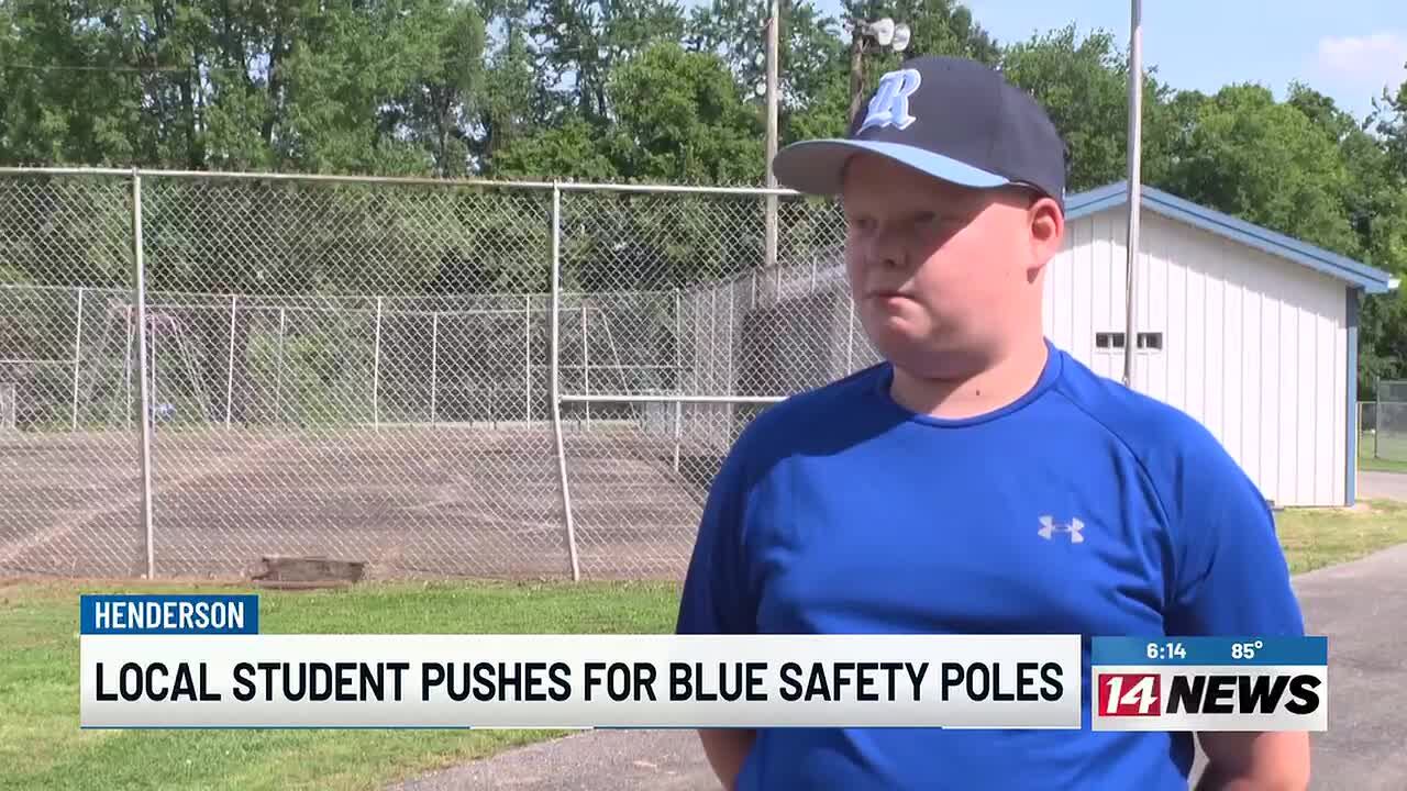 Local student pushes for safety poles in Henderson Co. parks