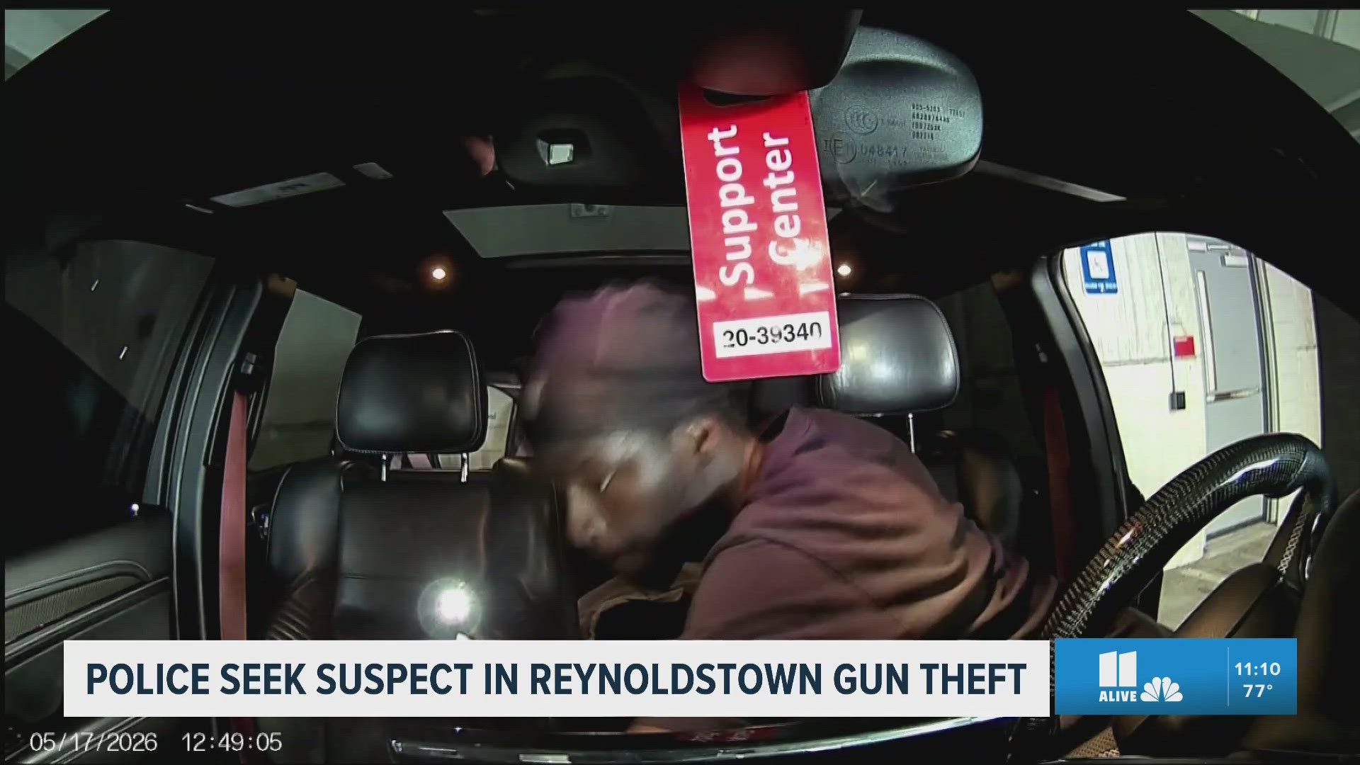 Video captures moment man stole gun in Atlanta