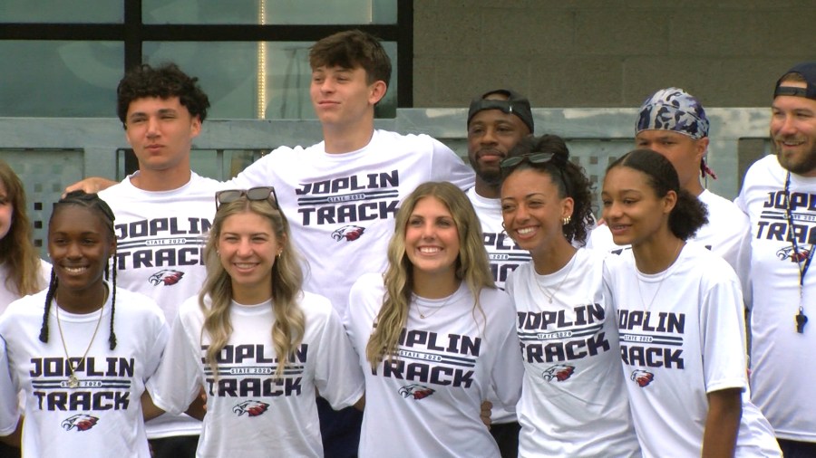 Joplin High School holds send off for track & field team heading to state