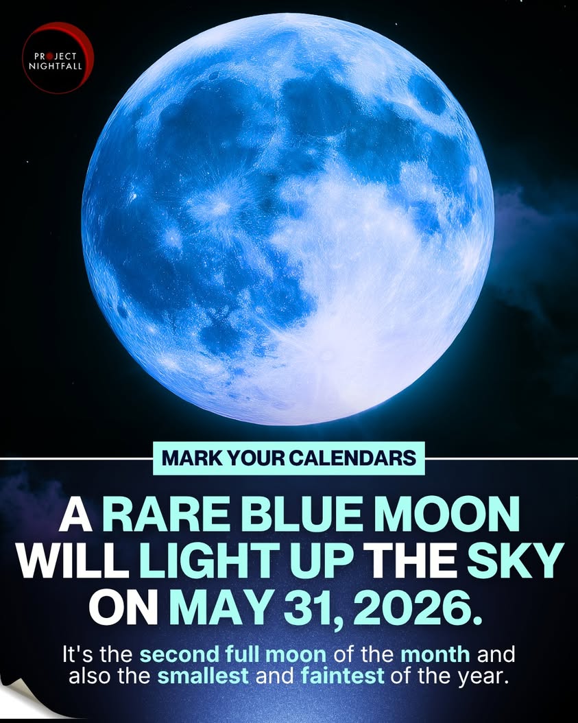Blue moon shocker! Rarest micromoon of the year appears tonight ...