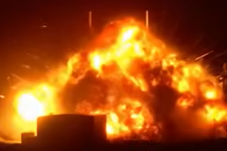 Video: Jeff Bezos’s Blue Origin rocket explodes into huge fireball