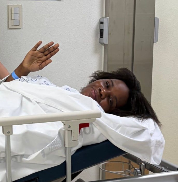 ‘Injured during filming’ Patricia reveals hospital room photos “A cold ...