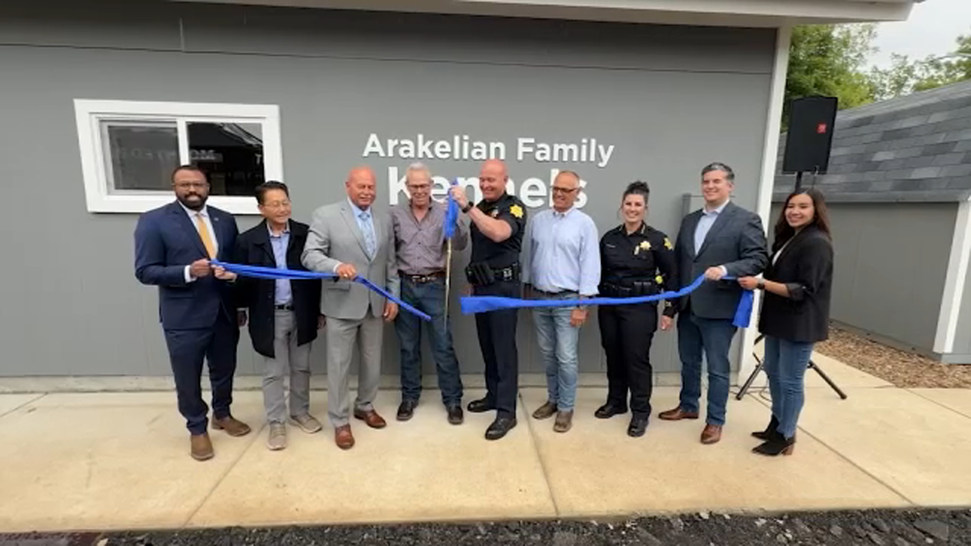Fresno Police Department celebrates opening of new K-9 kennel