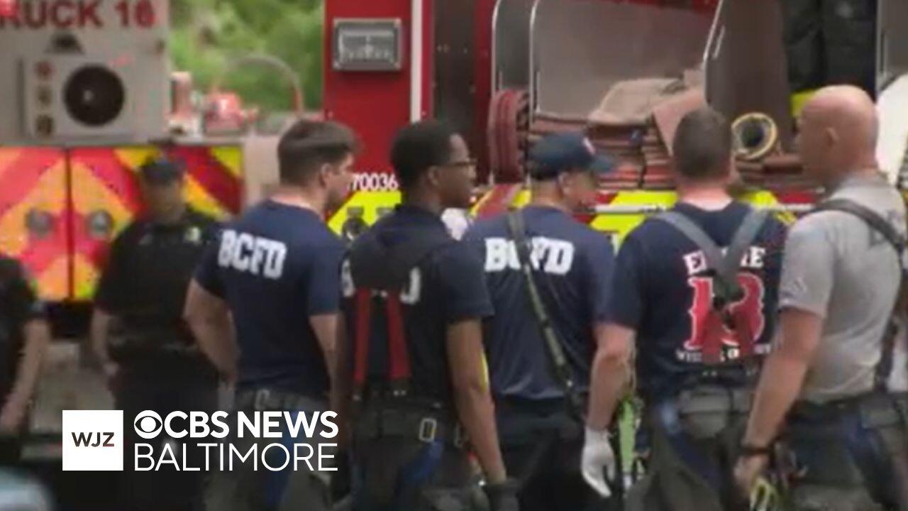 1 person missing after three-alarm fire at Baltimore rowhomes