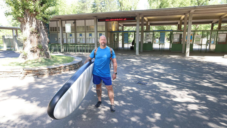 Kabinenmieter sauer: Paddleboard-Verbot im Gänsehäufel