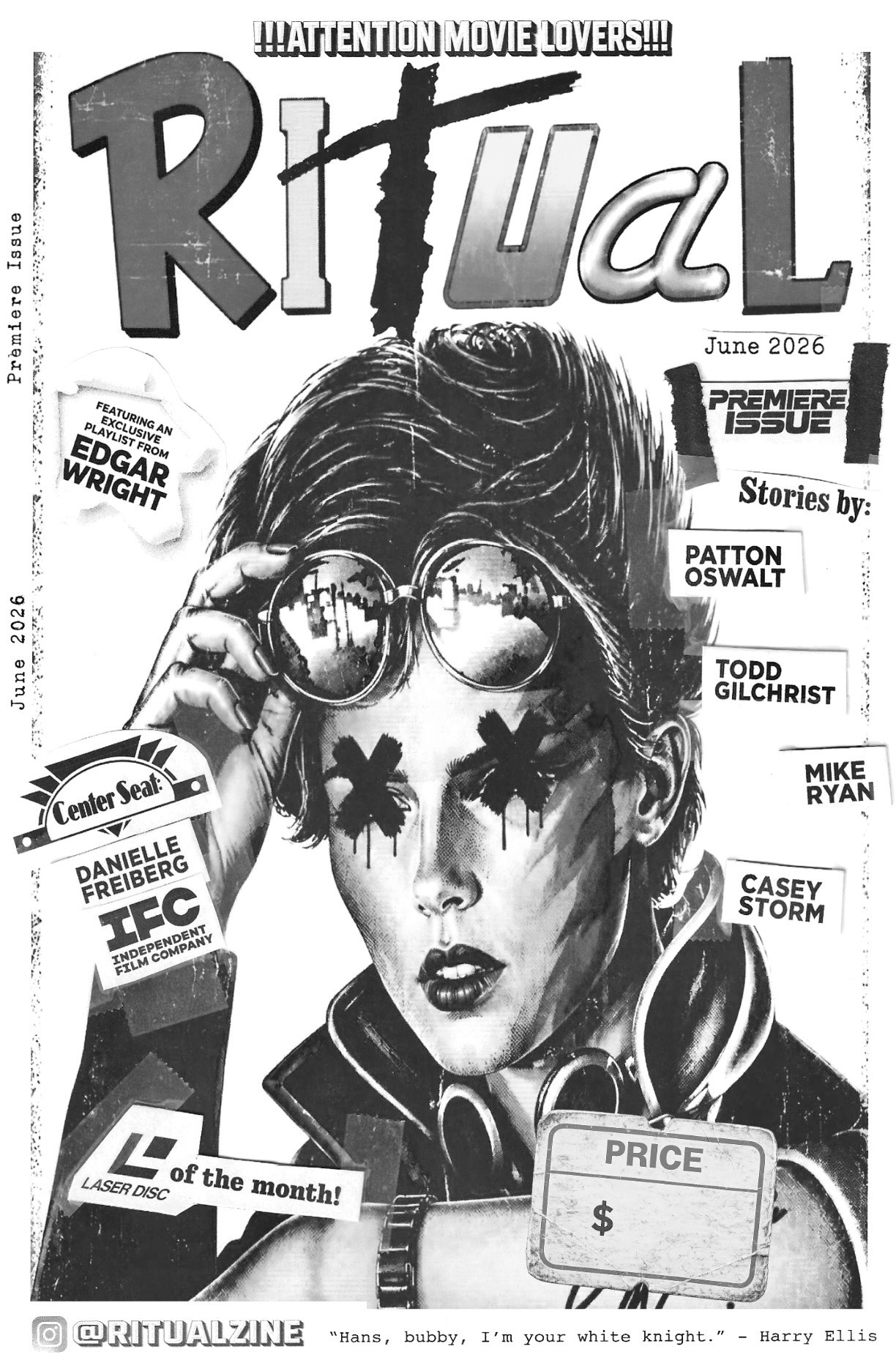 Ritual Zine launches: Patton Oswalt, Edgar Wright among contributors