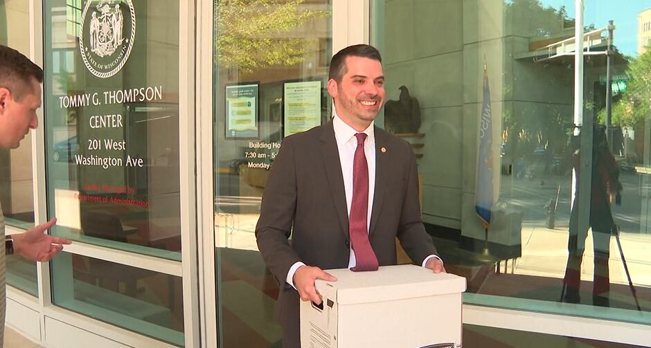 Republican Eric Toney files nomination papers for Wisconsin attorney ...