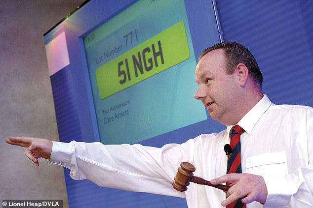 DVLA's recent private plate auction raised over £5m with 57 O selling ...