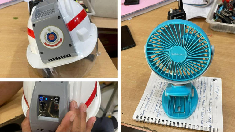 Dermat sessions, AC helmets & water vans—Delhi traffic cops’ tools to ...