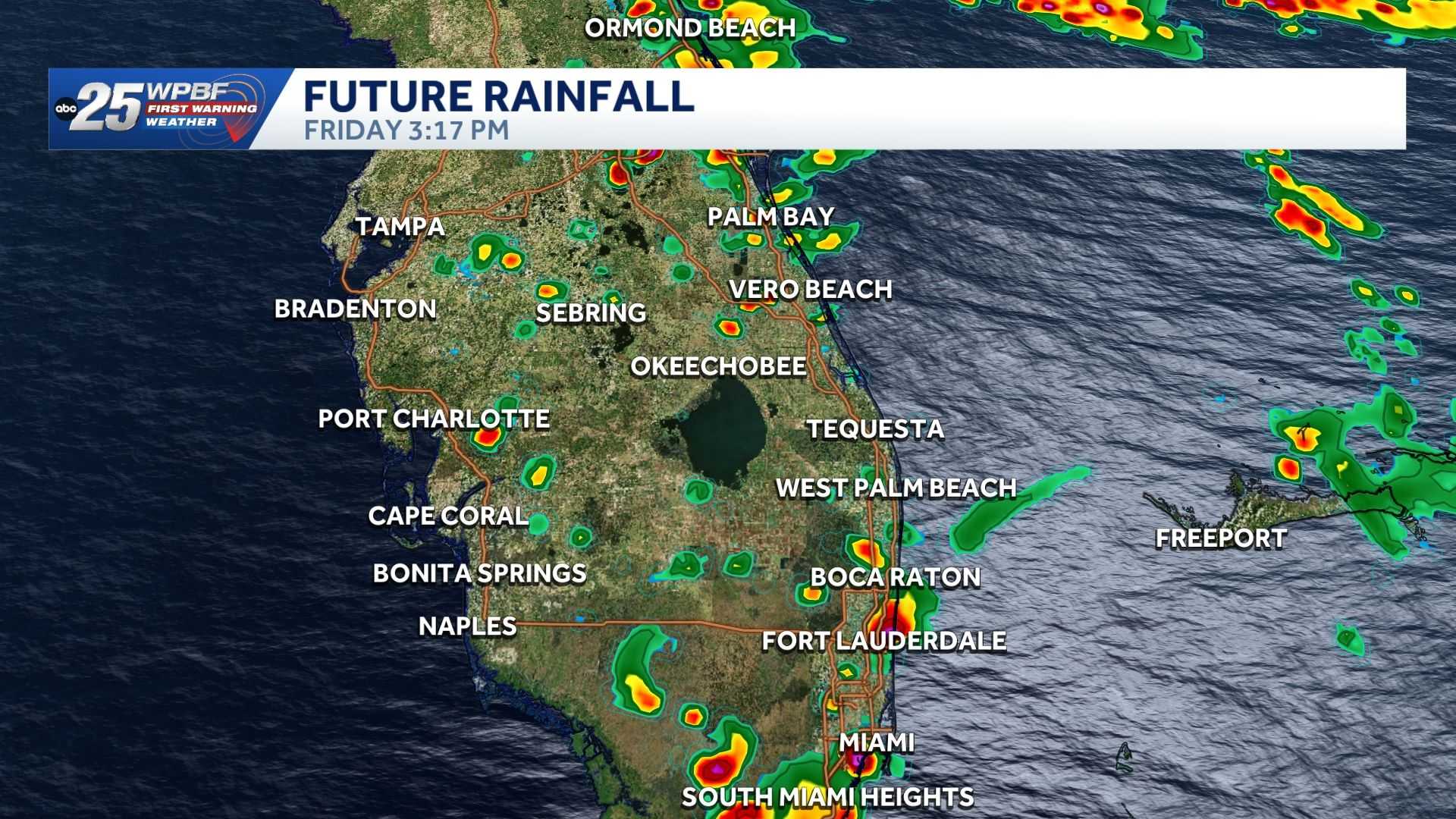 Unsettled weather brings impact downpours and storm chances to South ...