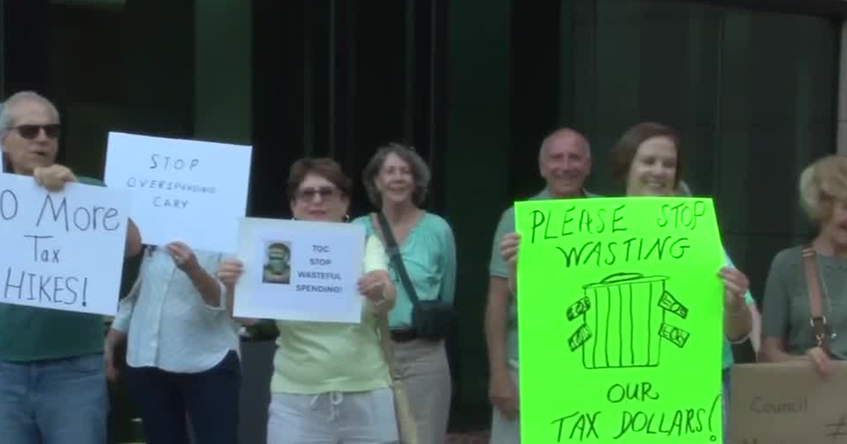 Cary residents speak out against proposed tax increase in town budget
