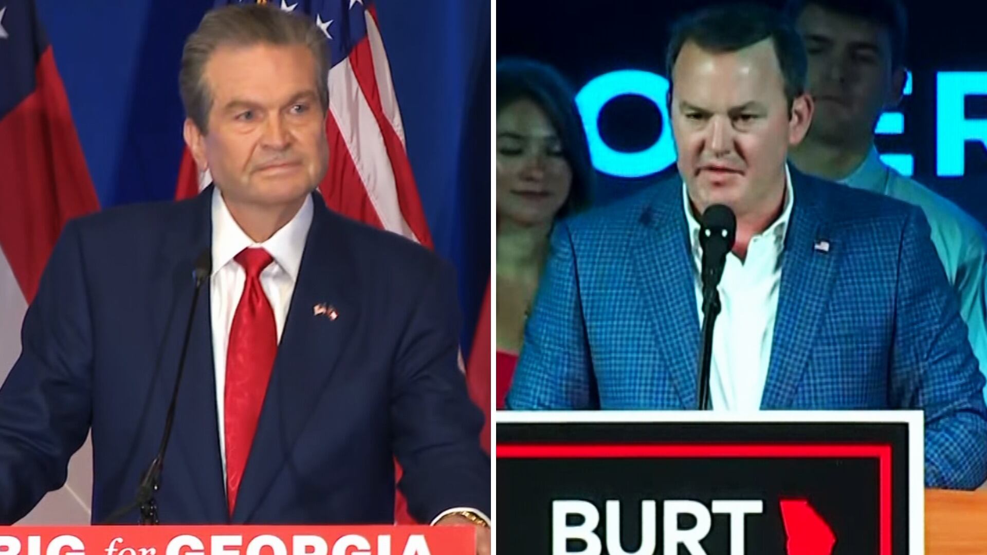 Empty podium highlights GOP runoff debate after Jackson declines to ...