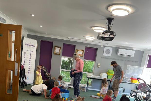 Swindon children escape the heat at Lego day