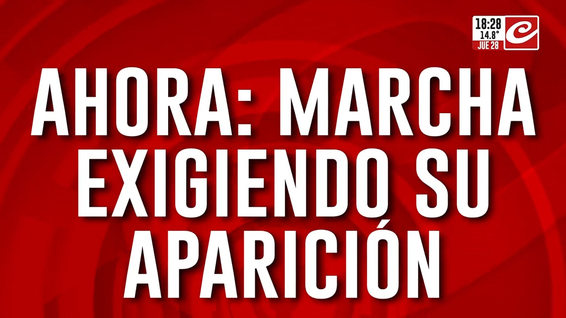 Marchan pidiendo la aparición de Agostina
