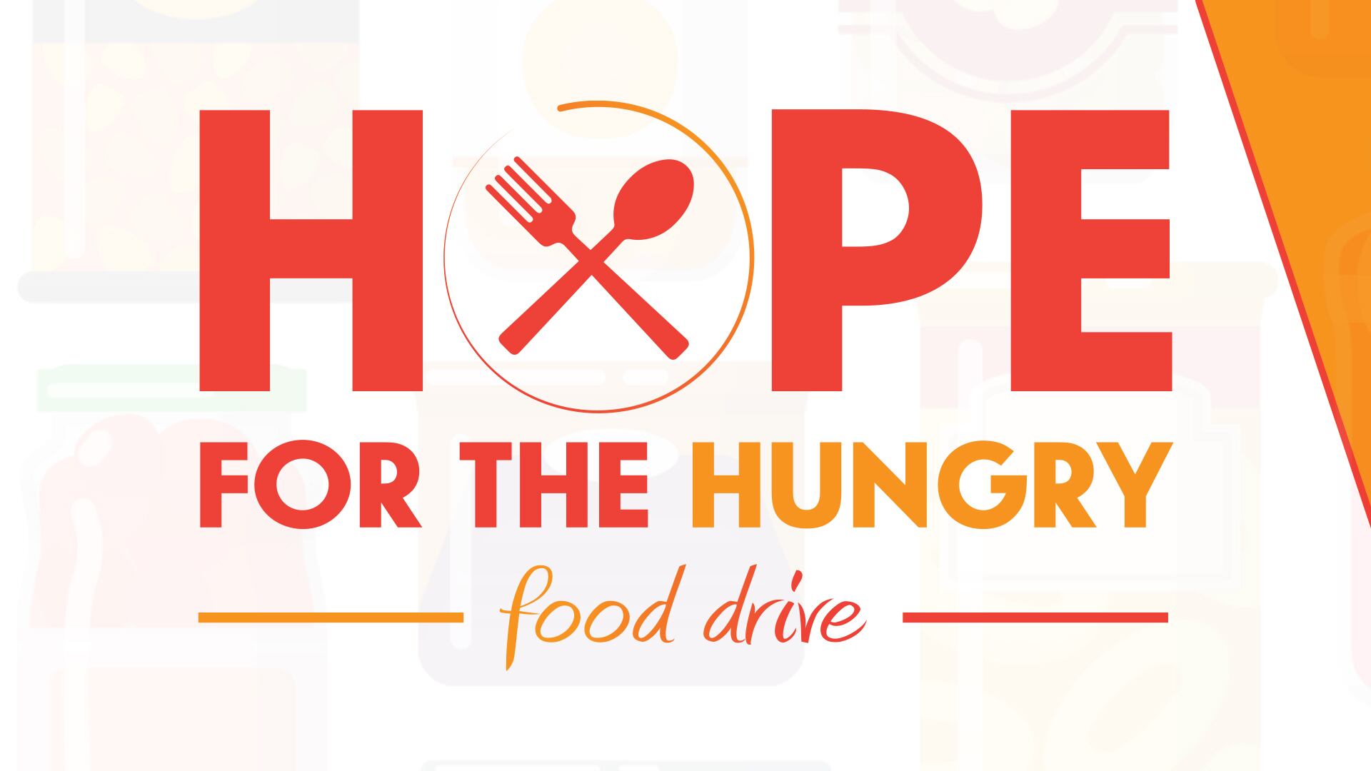 2026 Hope for the Hungry food drive