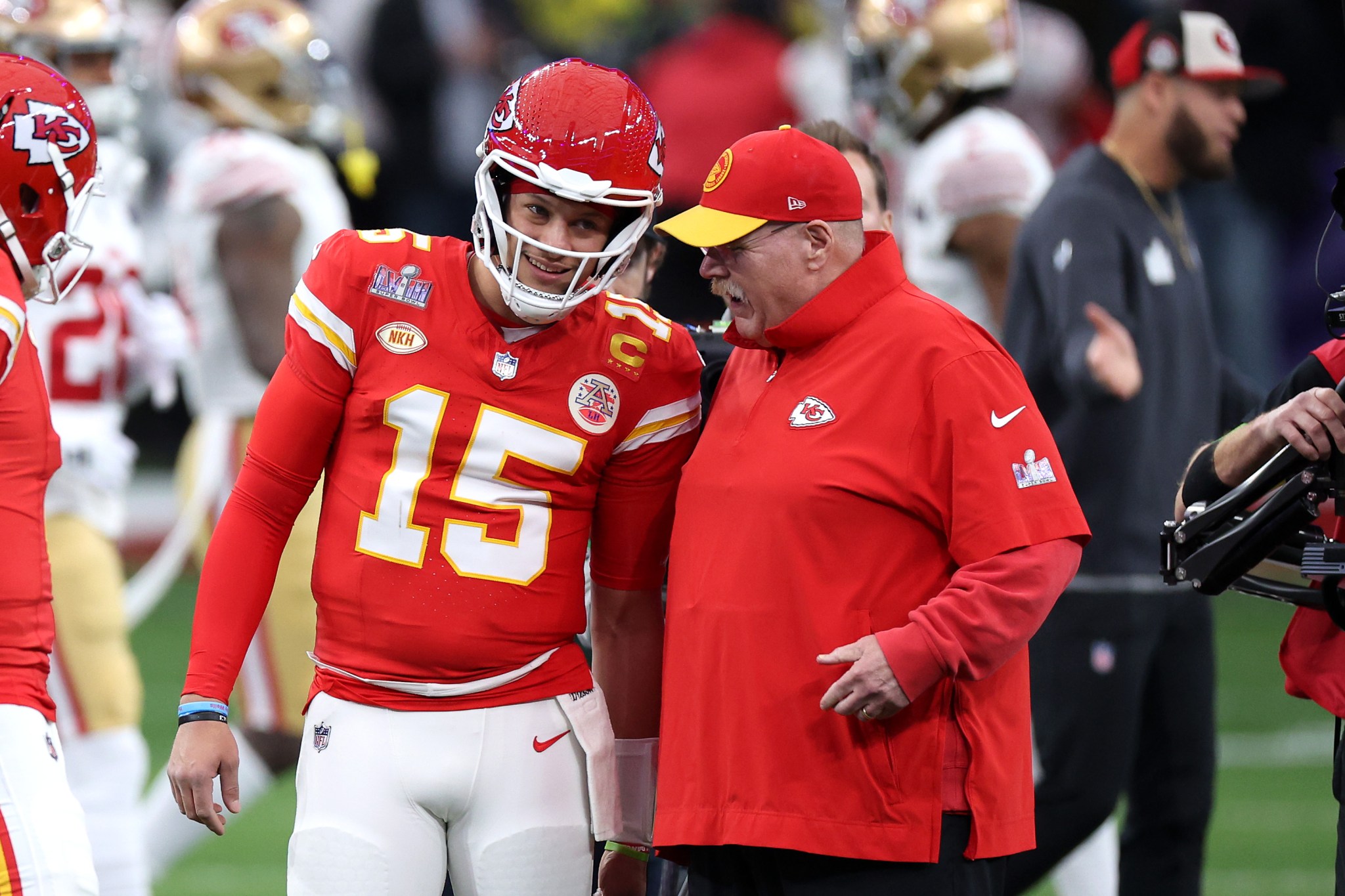 Andy Reid addresses Patrick Mahomes' rapid injury recovery