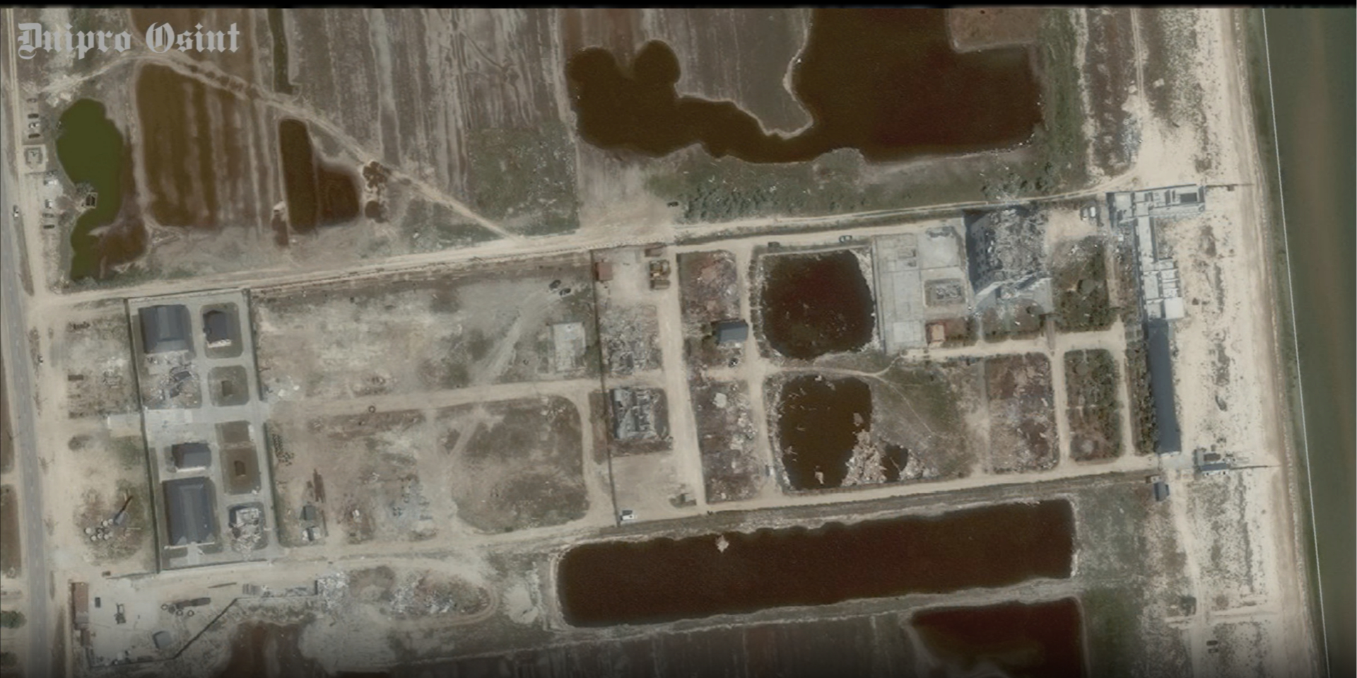 FSB Arabat Spit base destroyed, satellite imagery shows