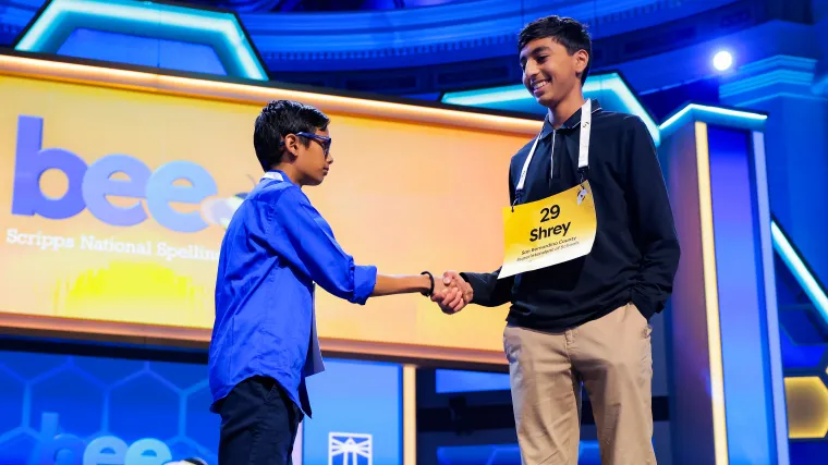 Scripps National Spelling Bee ends in spell-off featuring kids spelling ...