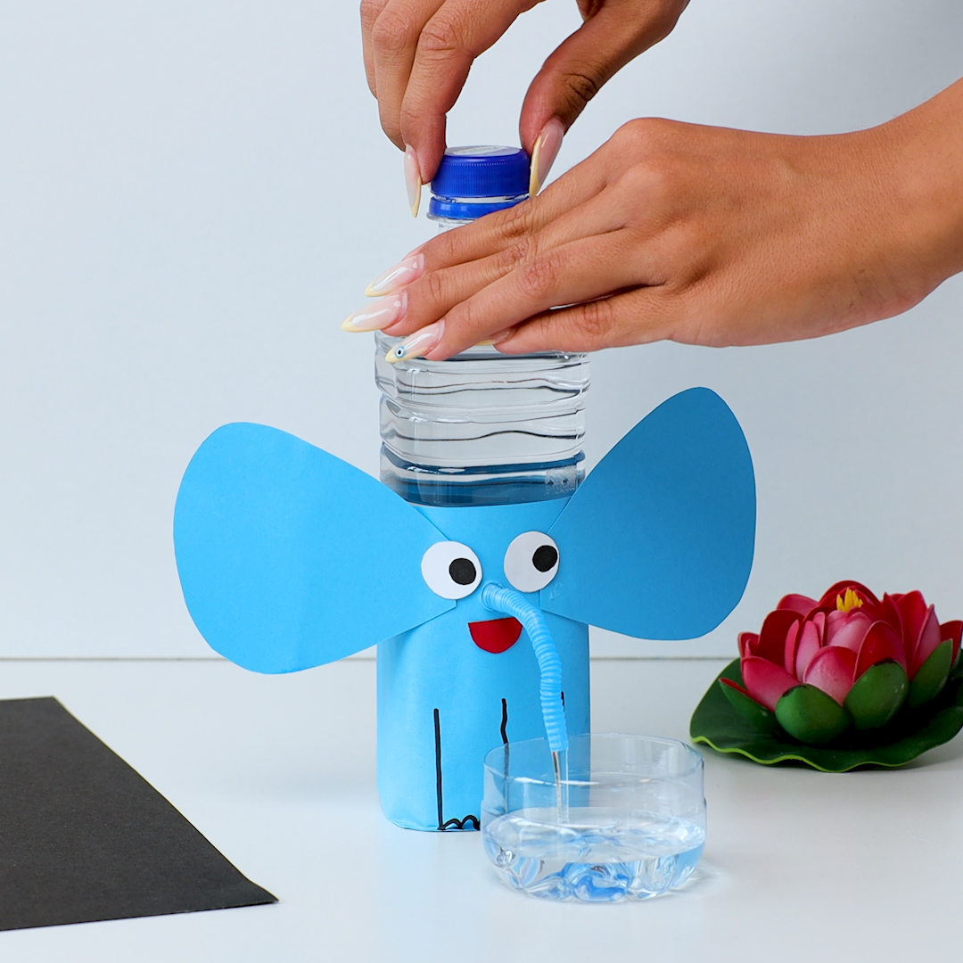 Dispensador de água de elefante DIY 🐘