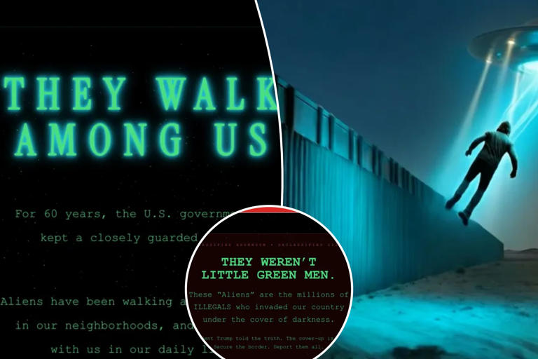White House launches cheeky 'Aliens.gov' website — as admin slowly ...