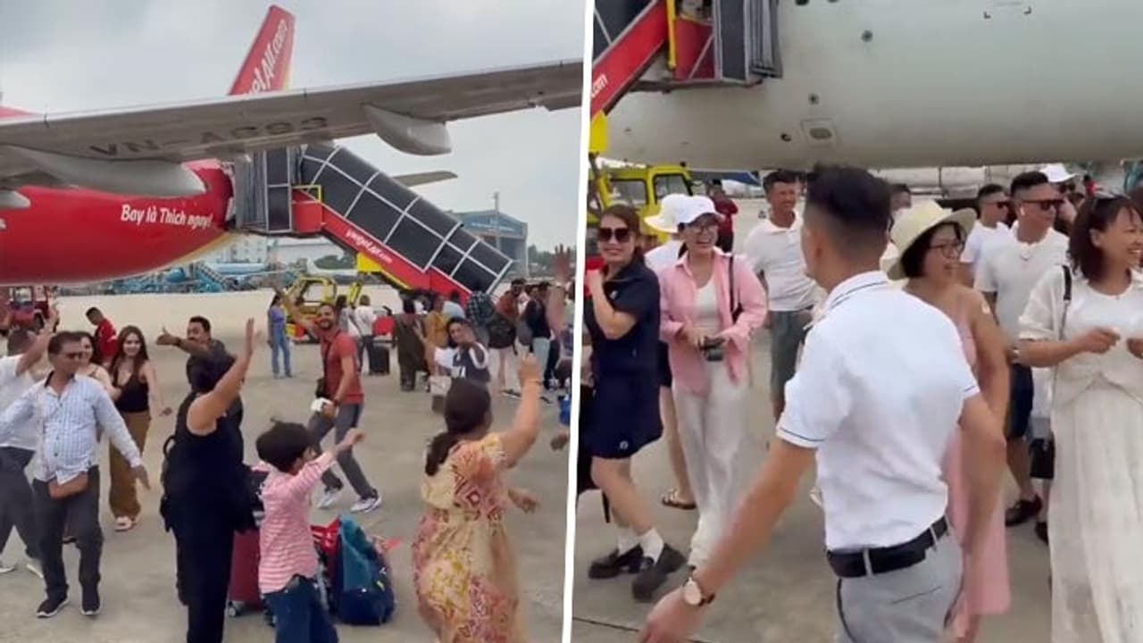 Garba on the runway? Indian tourists’ Vietnam airport dance video goes ...