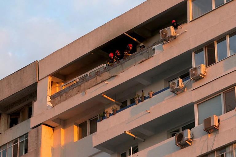 NATO member Romania says Russian drone hit block of flats, injuring two