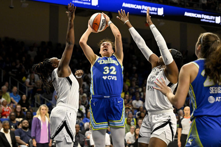 Shepard triple-double sinks Aces in 95-87 loss at Dallas