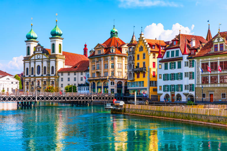 In Switzerland, this enchanting lakeside town could have been dreamed ...