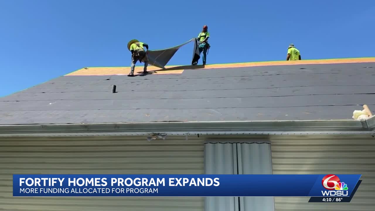 Gov. Jeff Landry announces expanded fortified roof program