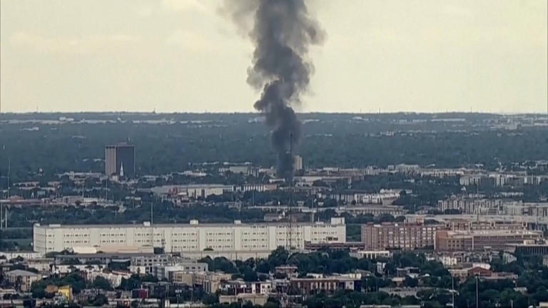 Dallas crews search wreckage after apartment building explosion