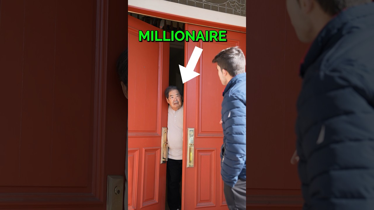 I asked millionaires for money