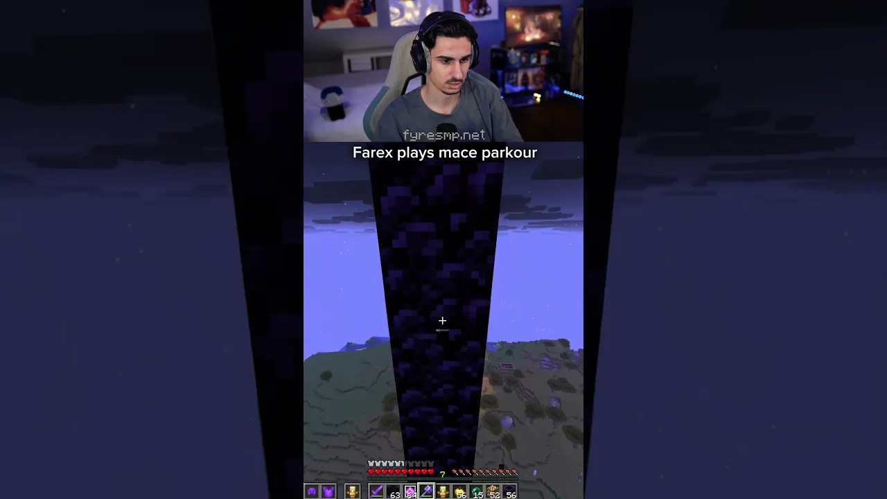 Farex plays mace parkour