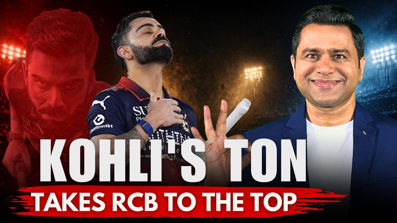 Kohli's ton takes RCB to the top