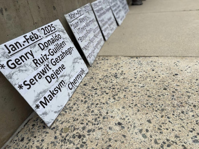 Fairfax courthouse protest targets ICE policies after Virginia mask law ...