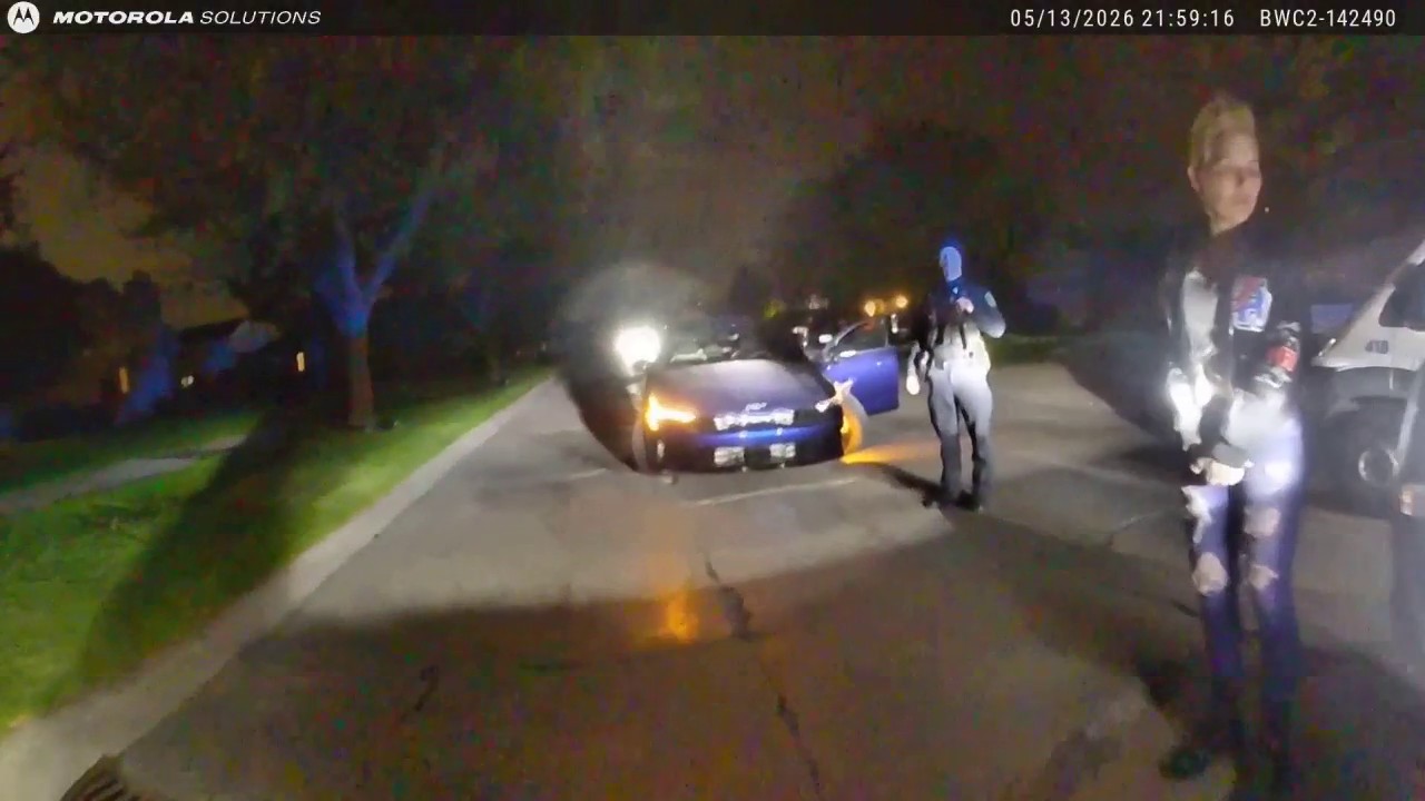 Clinton Township police release bodycam footage from Kim Mathers arrest