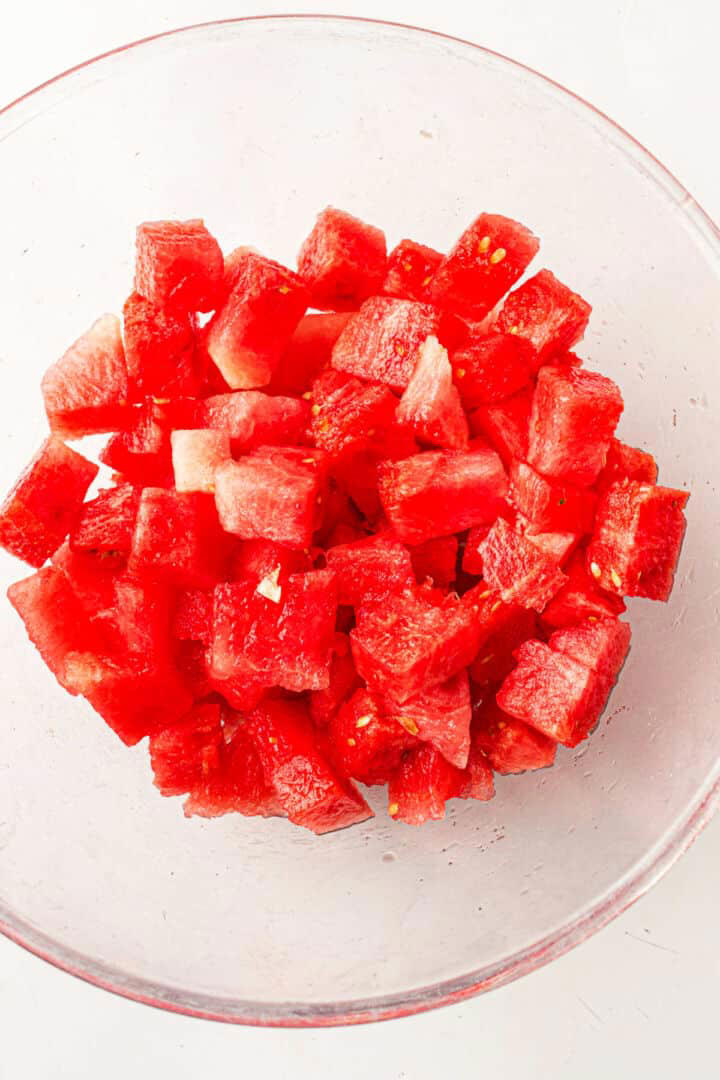 Watermelon feta salad