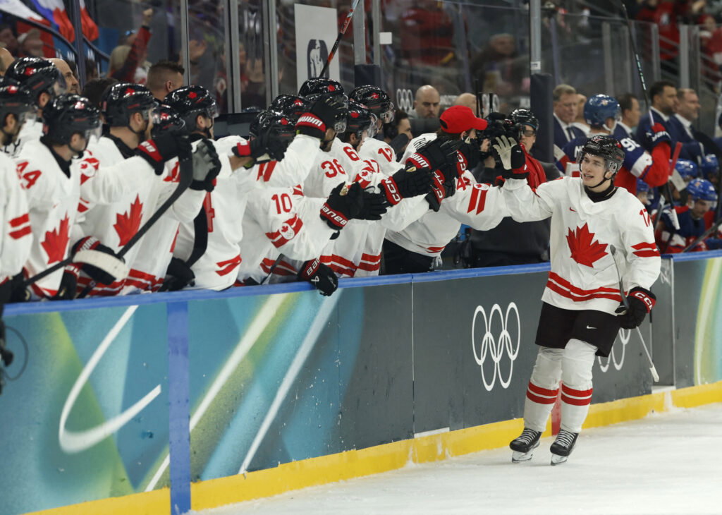 Hockey fans celebrate Macklin Celebrini’s latest feats despite Team ...