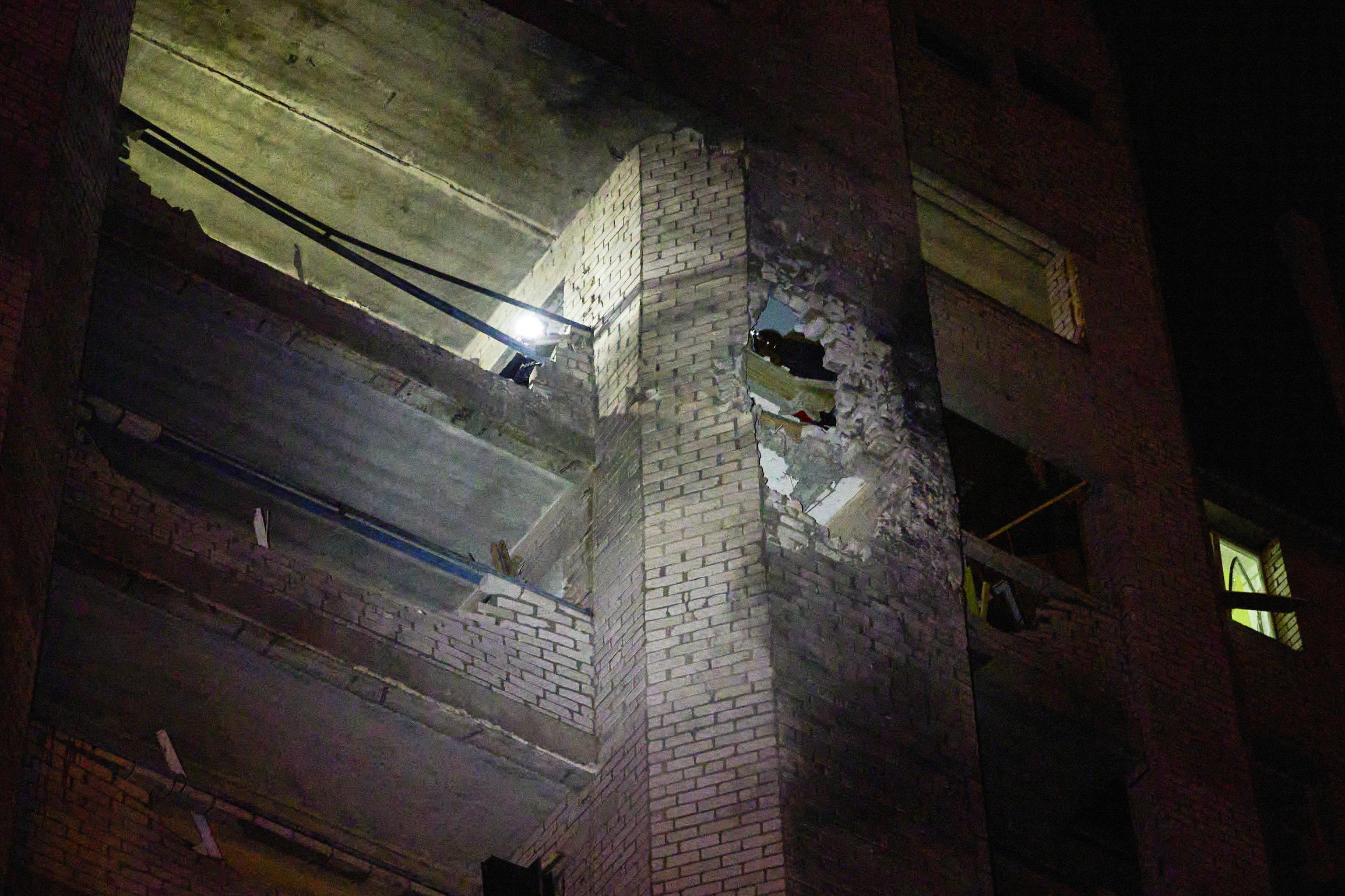 Media, 'in Romania edificio colpito da un drone russo'