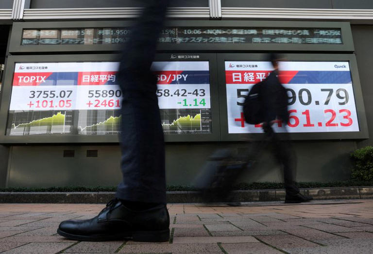 Wall Street follows global stocks higher, crude prices ease on ...