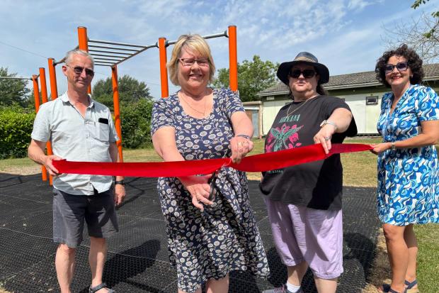 New outdoor gym officially opens in village