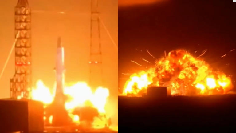 Jeff Bezos’ Blue Origin rocket explodes in enormous fireball