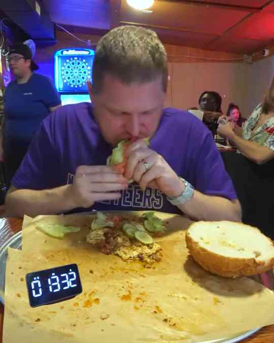 This monster plate challenge was harder than I was told