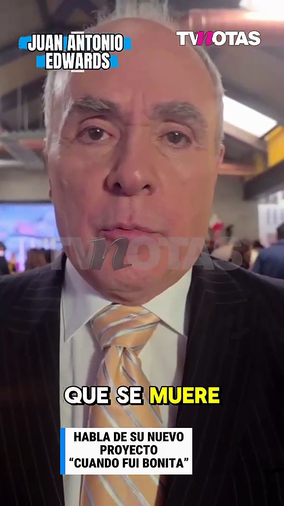 Juan Antonio Edwards revela detalles de “Cuando fui bonita”