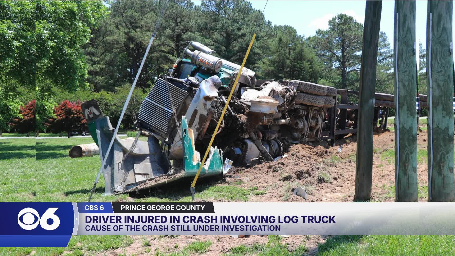 SUV driver hospitalized after crash with logging truck in Prince George ...