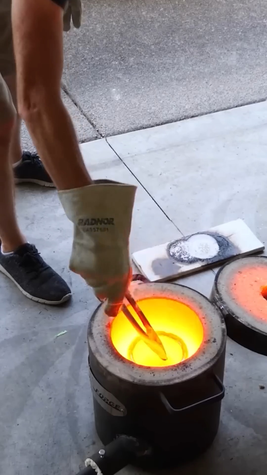 What happens to a diamond in lava?